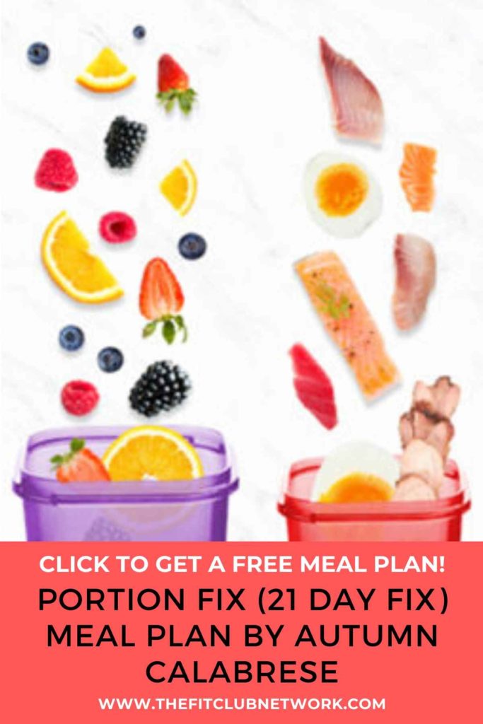 Coach Monica's FREE Portion Fix / 21 Day Fix Meal Plan & Tools - The ...