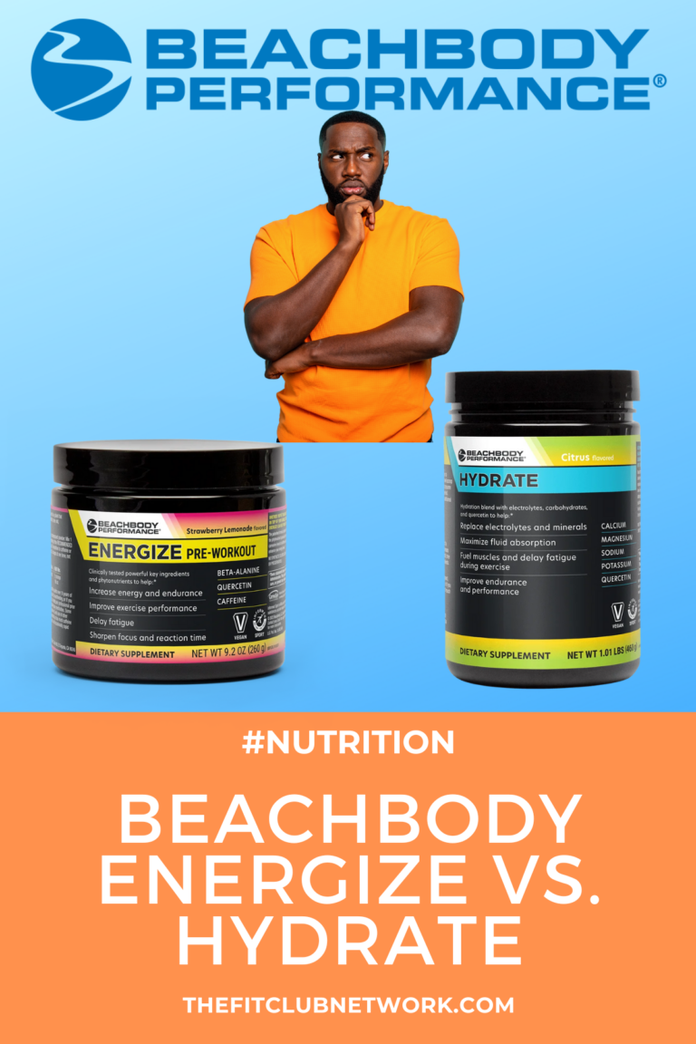 Beachbody Energize vs. Hydrate: Fueling Your Workouts - The Fit Club ...